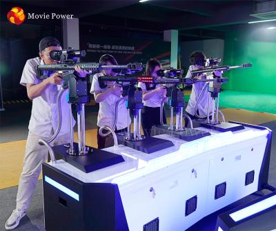 China Theme Park 4 Player Virtual Reality Game Machine 9d AR Shooting Game Equipment for sale