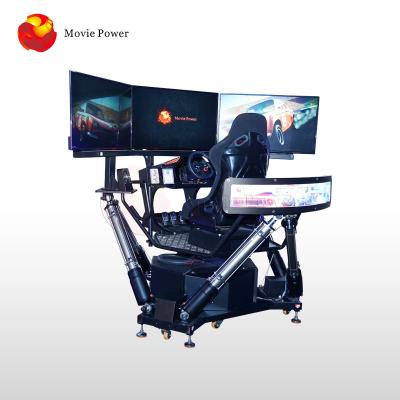 Cina Cabina di pilotaggio portatile 4D dello schermo di Dof 3 del simulatore 6 di corsa di automobile di realtà virtuale 9D che guida simulatore in vendita