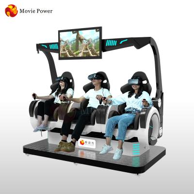 Cina Cinema virtuale di fucilazione a gettoni dei sedili 12D di Realidad del simulatore della macchina del gioco della vetroresina 9D VR tre in vendita