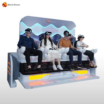 China Cinema interattivo 2 di Vr del parco a tema 3 4 simulatore dinamico della piattaforma dei sedili 9d for sale