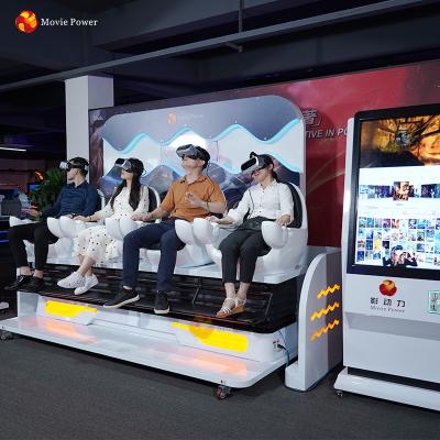 Cina Cinema interattivo 2 di Vr del parco a tema 3 4 simulatore dinamico della piattaforma dei sedili 9d in vendita