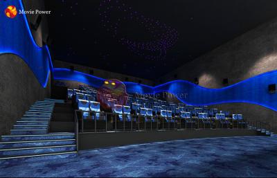 Cina Sistema dinamico elettrico di Dof del simulatore 3 del teatro del cinema dell'ambiente 5d di Immersive in vendita
