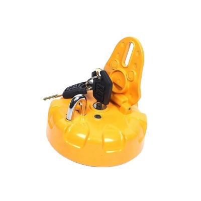 China E200B Fuel Tank Cap With Keys for Yellow Excavator Performance zu verkaufen