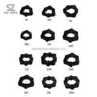 China Excavator Rubber Engine Mounting Cushion for E307 E308 E312 E320B E320C E320D EX200-1 EX200-5-6 for sale