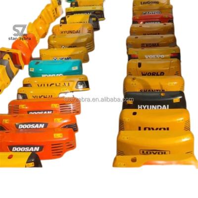 China Construction Works Excavator Engine Cover with Rear Cover Battery Fuel Tank and Side Cover for sale