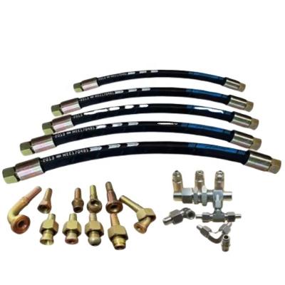 Китай High Pressure Oil Pipe Hydraulic Steel Wire Braided Rubber Hose for Excavator Repair in High Temperature and Pressure продается