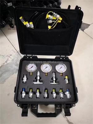 China Excavator Fuel Hydraulic Pressure Gauge Pressure Gas Pressure Portable Test Kit for Hot End of Year Sales for sale