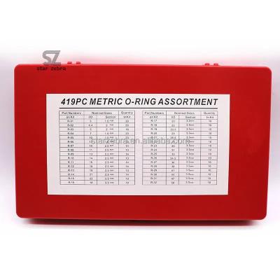 China Long Working Life O Ring Kit for Excavator NBR FKM Repair Seal Set 382 386 407 419 pcs Advantage Sealing Performance for sale