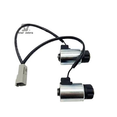 China Excavator Wheel Loader Solenoid Coil For Komatsu UC4020757708 Loader WA270 WA320 WA380 24V Diesel Engine Stop for sale