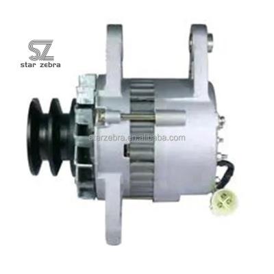 China 1-81200-352-0 Suministro de fábrica EX200-3 Generador de piezas de excavadora 6BD1 Alternador del motor 0-33000-5770 en venta