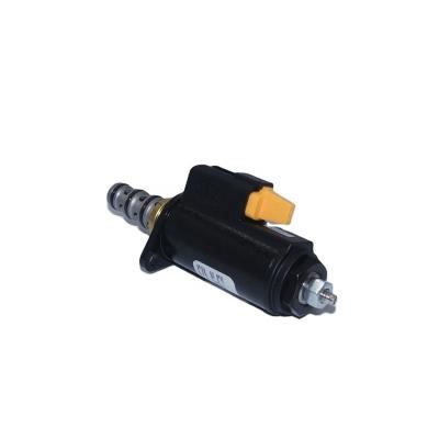 China Part Number 121-1491 KWE5K-31 G24DB30 Excavator hydraulic pump Pilot safety lock solenoid valve for E320B E320C E320D E325B for sale