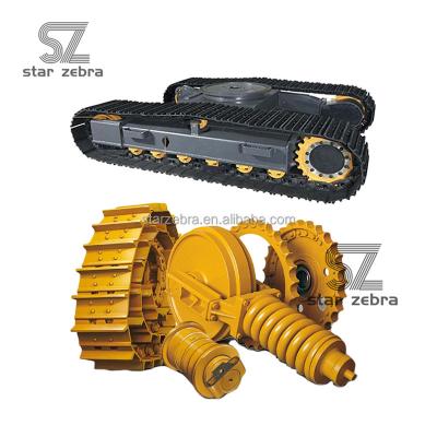 中国 Durable Excavator Bulldozer Loader Undecarriage Parts for Heavy Machinery Surface Hardness Depth 5-10mm 販売のため