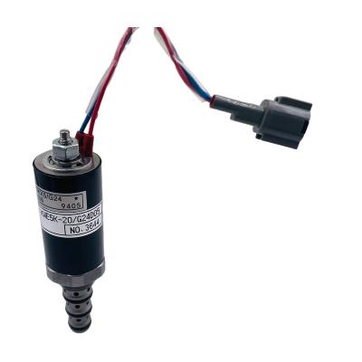 China STAR ZEBRA Premium Rotary Brake Solenoid Valve KWE5K-G24D05 for Kato HD820 1430 Excavator Top-Quality Construction Machinery Parts for sale