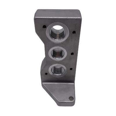 China Excavator Parts 1R-1807 Oil Filter Housing Cabin Oil Filter Base Connection 1R-1807 Oil Filter Head Connection for sale
