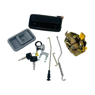 China For Kubota 155/161/185 Excavators: Cab Door Lock Assembly Includes Inner  Outer Handles Lock Mechanism Lock Cylinder  Construction Machinery Parts for sale