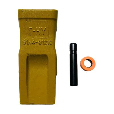 China Excavator Parts for Hx110 Hx140 R130 R150 Yellow Sharp Bucket Tooth 61n4-31210 Bucket Teeth for sale