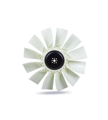 China Engine Cooling Fan 12 Blades for Hyundai R305-7 Excavator 710mm Diameter 25.4 60 Upgrade 9 to 12 for sale