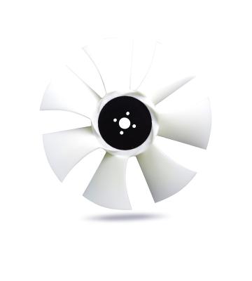China For Modern Excavator R60-7 R80-7 DH60-7 Forklift Fan Blade 4TNV94 4TNV94l Fan Blade Plastic 129953-44710 for sale