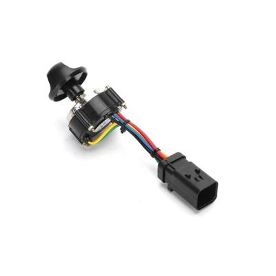 China 106-0107 Excavator Spare Parts Switch For Throttle Motor Dial Knob for sale