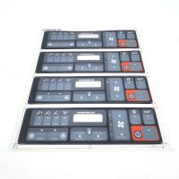 China E312B E320B Excavator AC Panel Button Sticker Plastic Material for sale