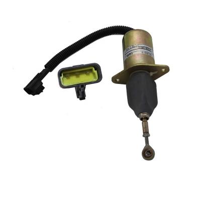 China Excavator Diesel Engine Flameout Stop Solenoid Valve 37B34-56010 For Cummmins for sale