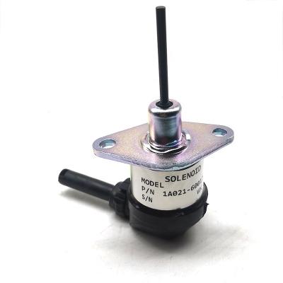 중국 쿠보타 견인차를 위한 12V 연료 차단 솔레노이드 1A021-60017 굴삭기 예비품 판매용