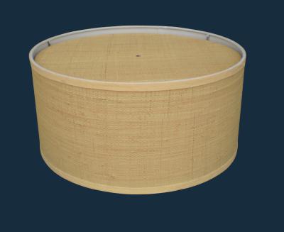 Cina Tonalità di lampada da tavolo cilindrica della rafia di E12 E14 con la copertura sulla cima in vendita