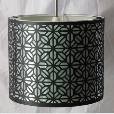 Cina Strato penetrante modelli geometrici decorativi interni delle tonalità di lampada del metallo di TC doppio in vendita