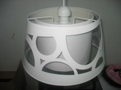 Cina 2-layer Tapered pvc laser cut easy fit pendant in vendita