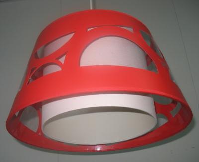 Cina 2-layer Tapered pvc laser cut easy fit pendant in vendita