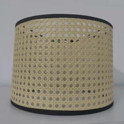 Cina Tonalità di lampada interna del tamburo del rattan del PVC in vendita