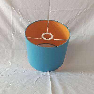Cina Tamburo blu di D240*H200MM TC il piccolo protegge E14 E27 con tessuto di rame interno in vendita