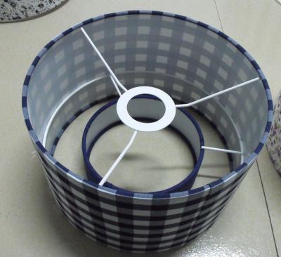 Cina Progettazione del fungo lato del letto floreale dell'ombra di lampada di 2 strati per la camera da letto in vendita