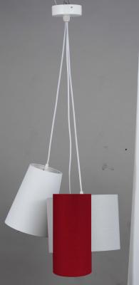 Cina La lampada di tela del trio del tessuto protegge le tonalità differenti di colore di 200*350MM in vendita