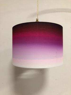 Cina Pendente d'attaccatura blu dell'ombra di Ombre dei paralumi della stampa di Digital di colore di pendenza in vendita