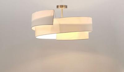 Cina Striscia 45*16.5cm del tamburo dell'argento del paralume di turbinio del PVC del tessuto di TC in vendita