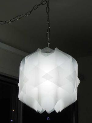 Cina PVC Lotus Polypropylene Lampshade D400MM bianca o su misura in vendita