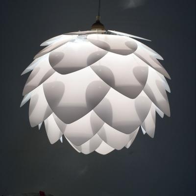 Cina PVC Lotus Polypropylene Lampshade D400MM bianca o su misura in vendita