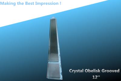 China crystal obelisk/crystal awards/crystal trophy for sale