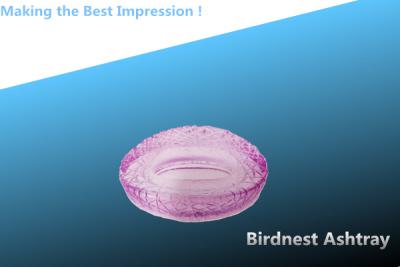 ashtray/glass ashtray/crystal ashtray/bird nest ashtray/cigarette gift