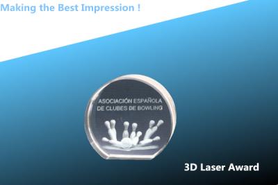China blank crystal mirror award/crystal mirror trophy/crystal circle trophy/circle award à venda
