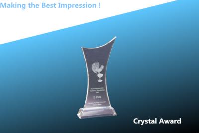China crystal award/crystal trophy/blank crystal award/glass award/glass trophy à venda