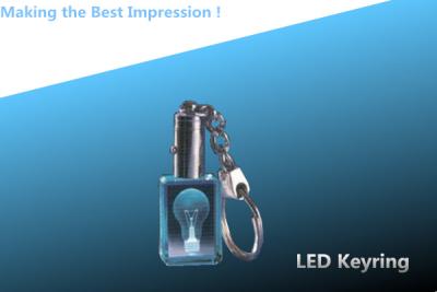 China crystal led keychain/crystal keyring/crystal rectangle keyring/rectangular key ring for sale