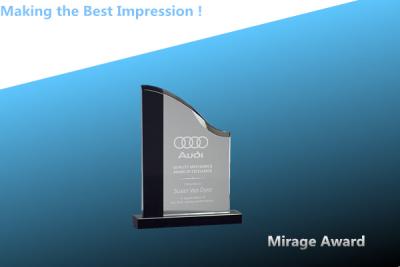 China crystal mirage award/wave trophy/crystal wave award/acrylic wave trophy/wave award for sale