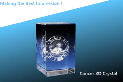China CANCER 3D Crystal/3D LASER ENGRAVING CRYSTAL BOX/3D CRYSTAL CUBE/CRYSTAL CUT CORNER CUBE à venda