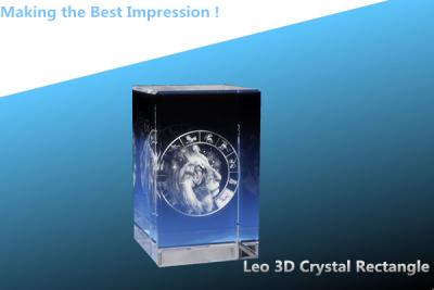China leo 2d crystal/leo 3d crystal rectangle/3d laser crystal block/3d laser crystal train à venda