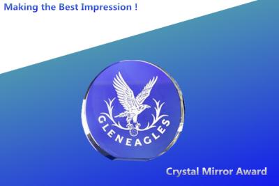 China crystal round awards/crystal circle awards/crystal disc trophy/blank 2d crystal awards for sale