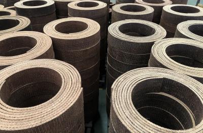 China Woven Industrial Friction Lining Resin Woven Brake Lining Material with Brass Wires for sale