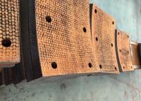 China Non-Asbestos Woven Brake Lining Material 4-35mm Thickness with Brass Wire for Industrial Machinery for sale