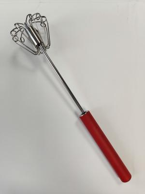 China Handheld semi-automatic egg beater baking tool - stainless steel egg mixer for cream whipping - household use for sale